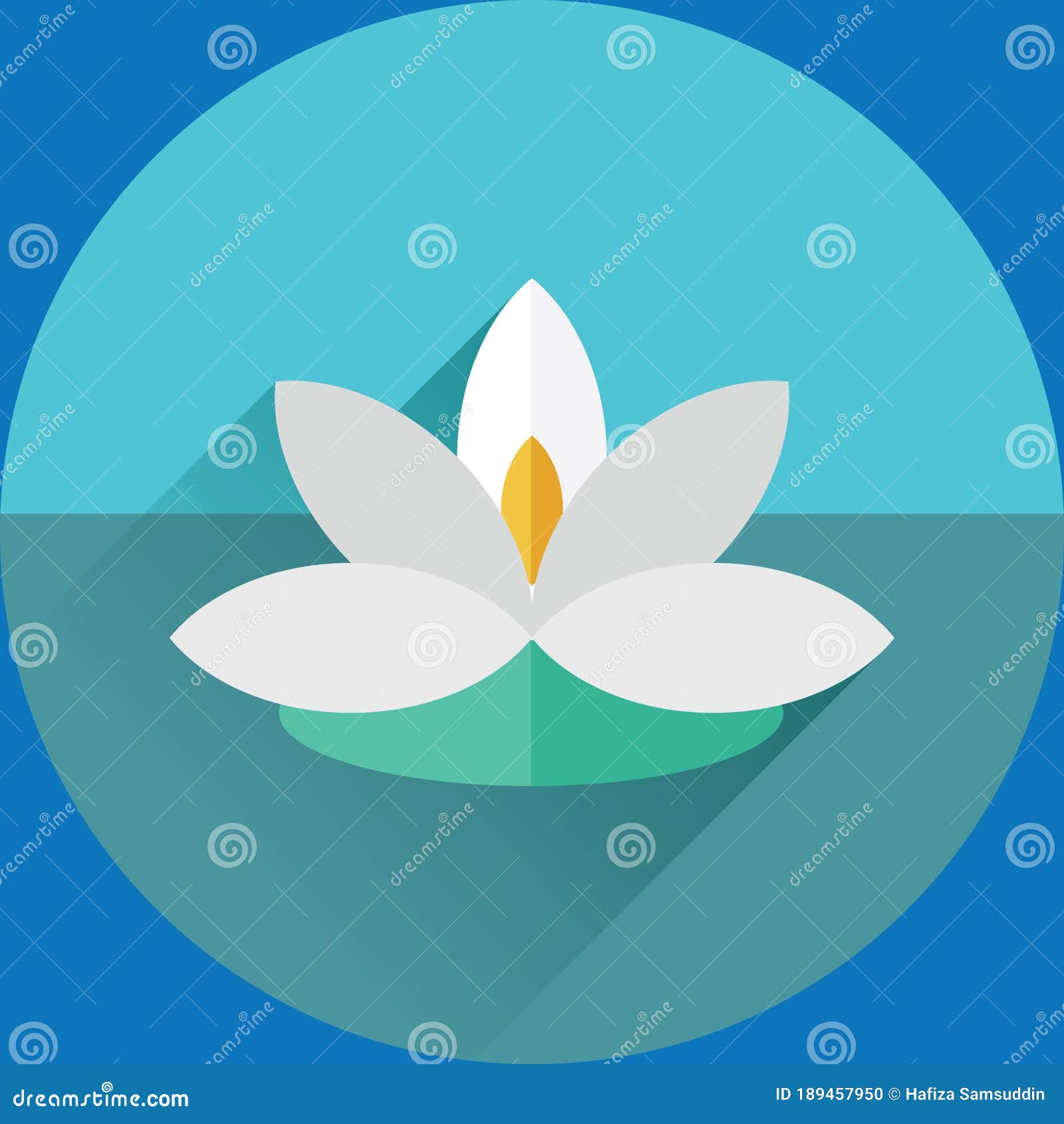 Spa Flowers. Vector Illustration Decorative Design Stock Vector ...