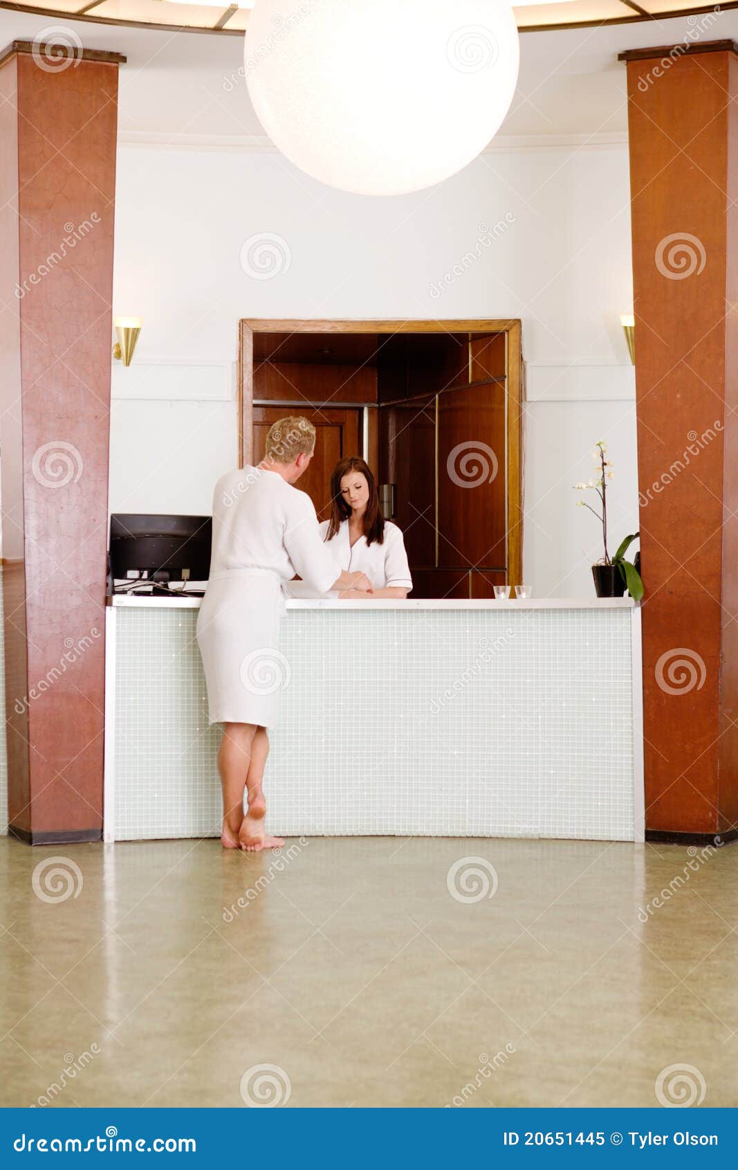 Spa with Functionalism Interior Stock Image - Image of professional ...