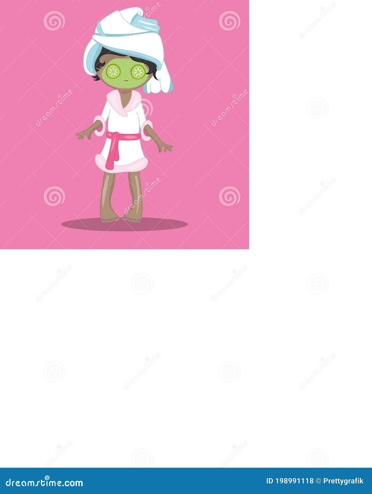 Spa girls 10 2 stock vector. Illustration of vector - 198991118