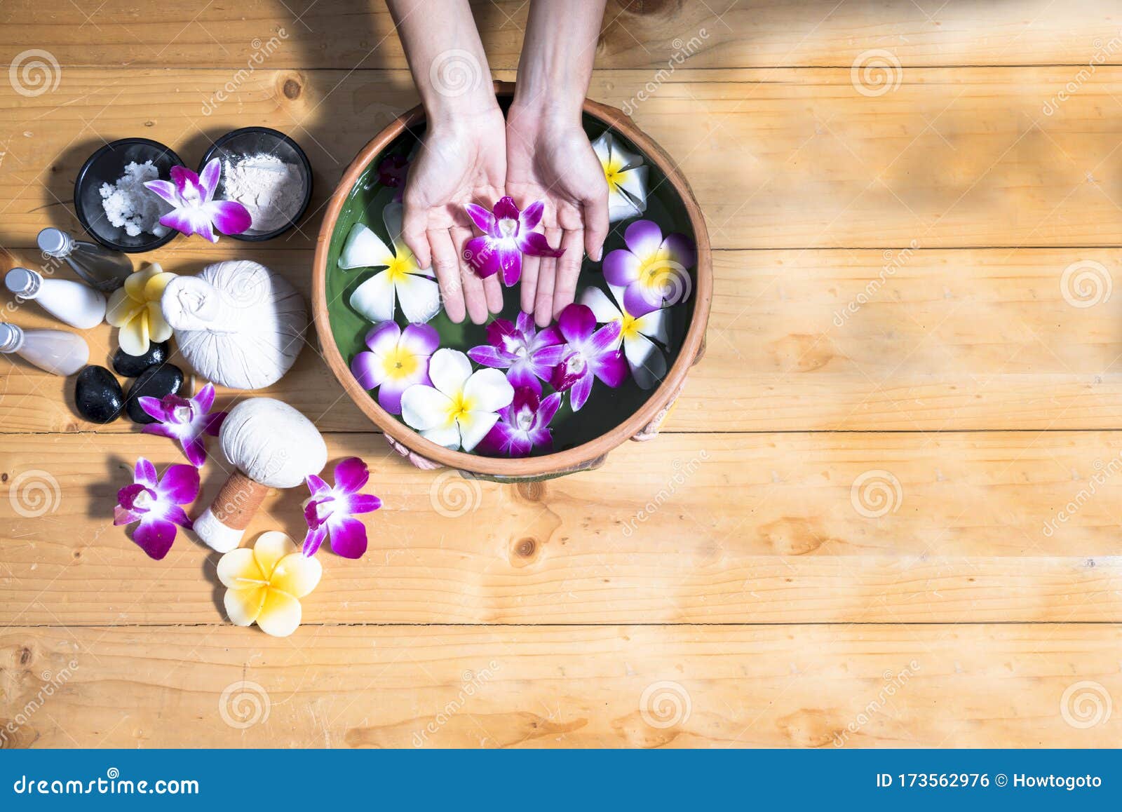 Spa Hand Massage Therapy Relax Treatment In Spa Salon Happiness Beauty Skin Organic Massage