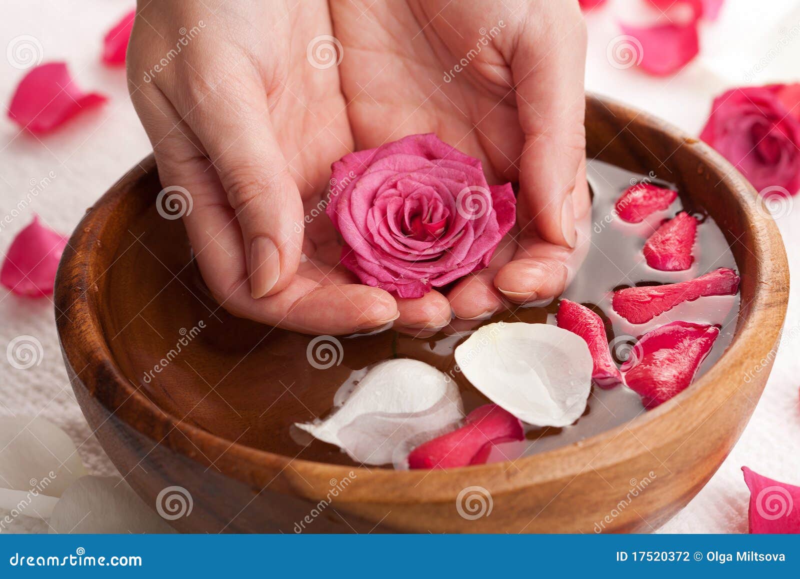 Spa for hands stock photo. Image of bath, pour, care - 17520372