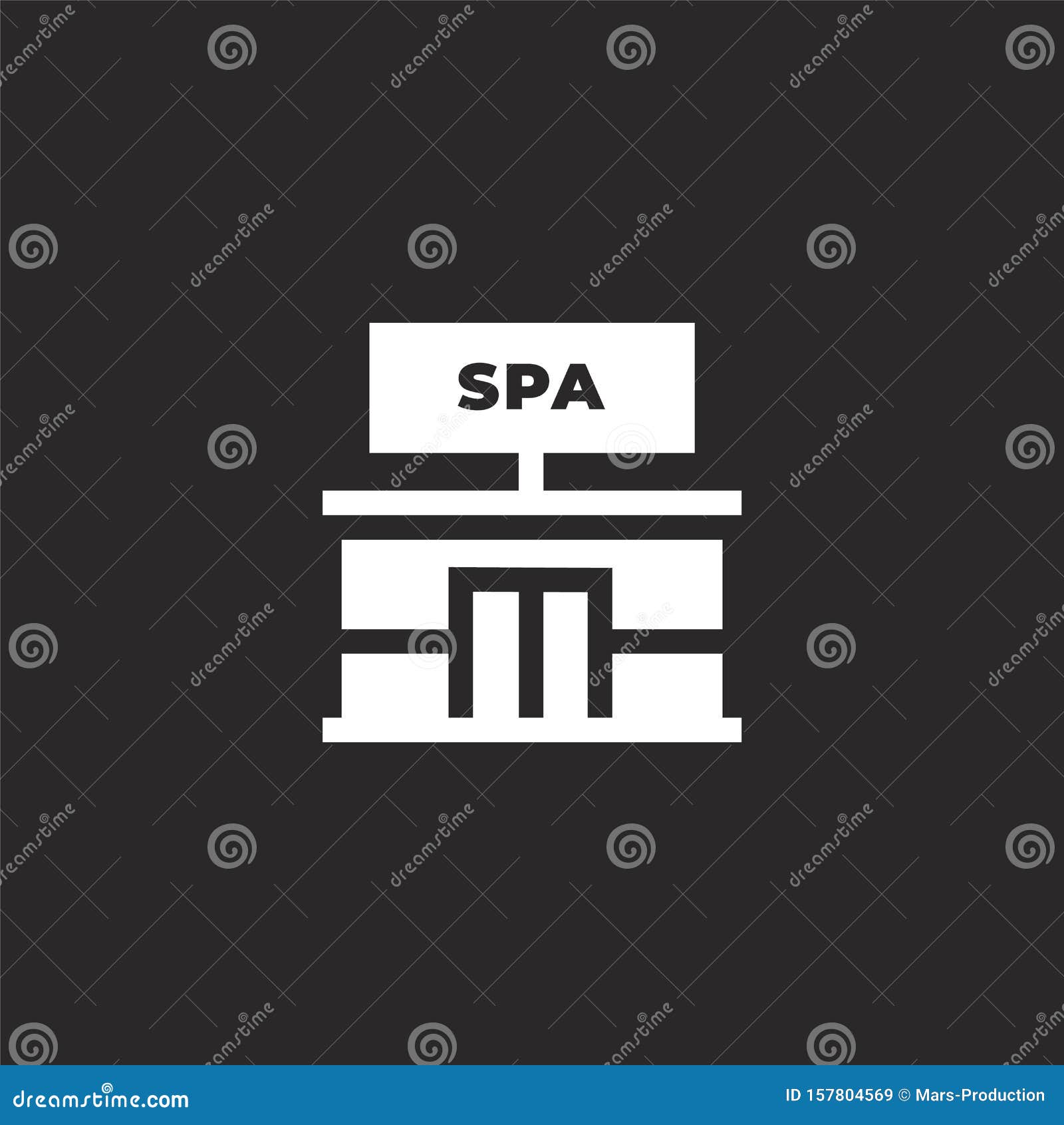 Spa Icon. Filled Spa Icon for Website Design and Mobile, App ...
