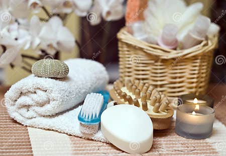 Spa items stock image. Image of comfortable, freshness - 4025057
