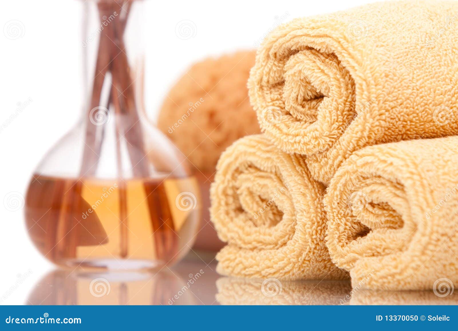 Spa Items on White Background Stock Photo - Image of still ...