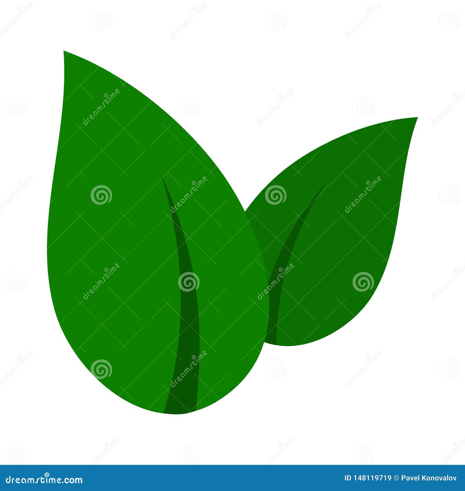 Spa Leaves Icon stock vector. Illustration of graphic - 148119719