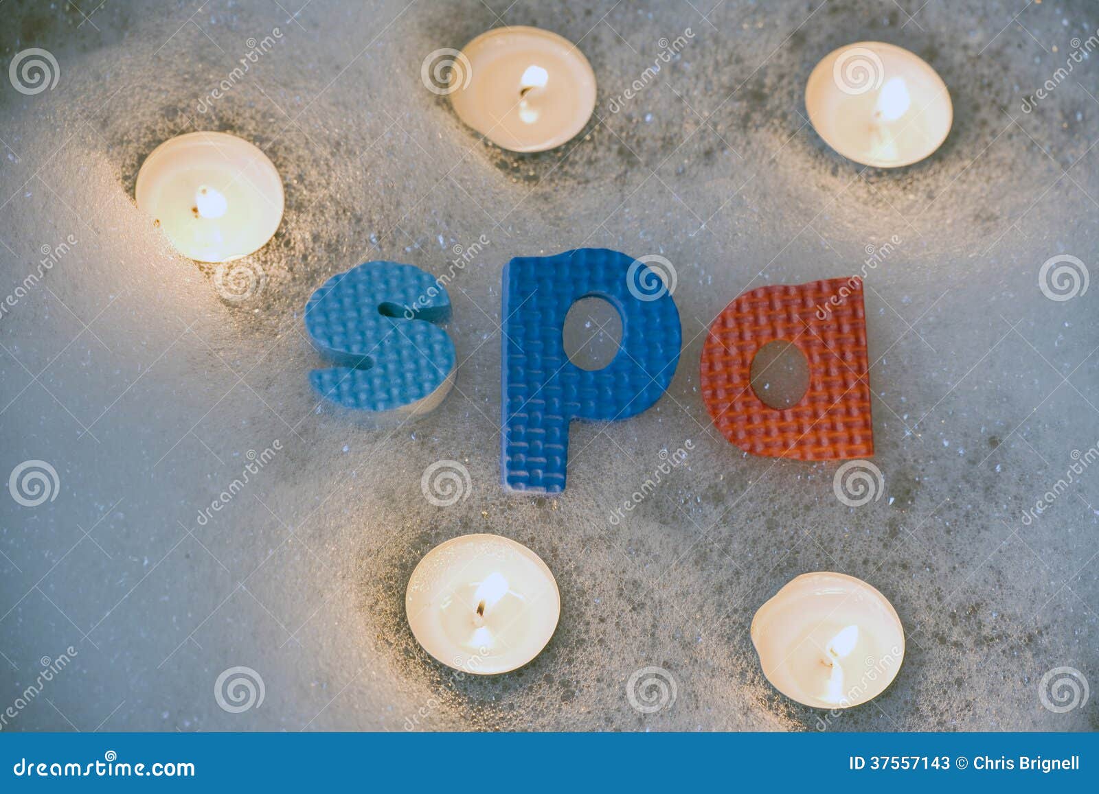 Spa letters with candles stock image. Image of abstract - 37557143