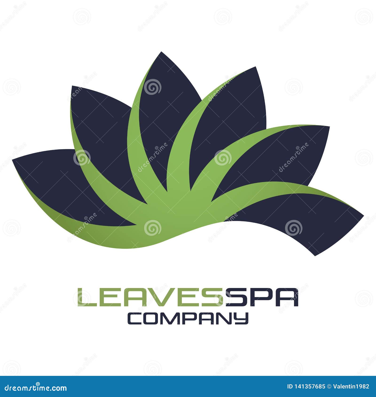 SPA Lotus Logo. Vector Illustration. Stock Vector - Illustration of ...