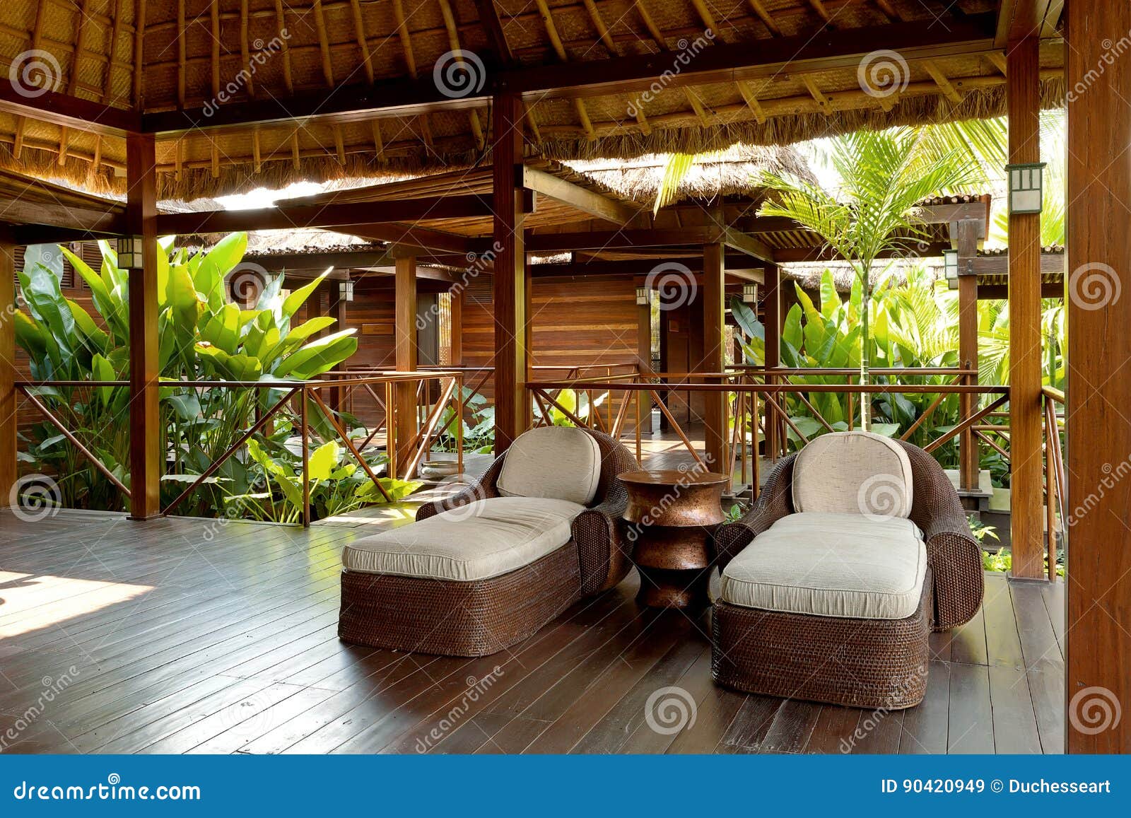 Spa Lounge Area for Relaxation Stock Image - Image of exotic, concept ...