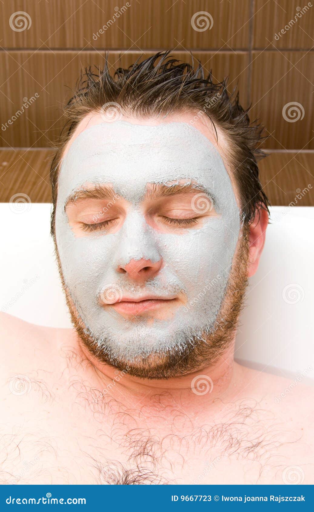 Spa man stock image. Image of clean, body, beauty, happy - 9667723