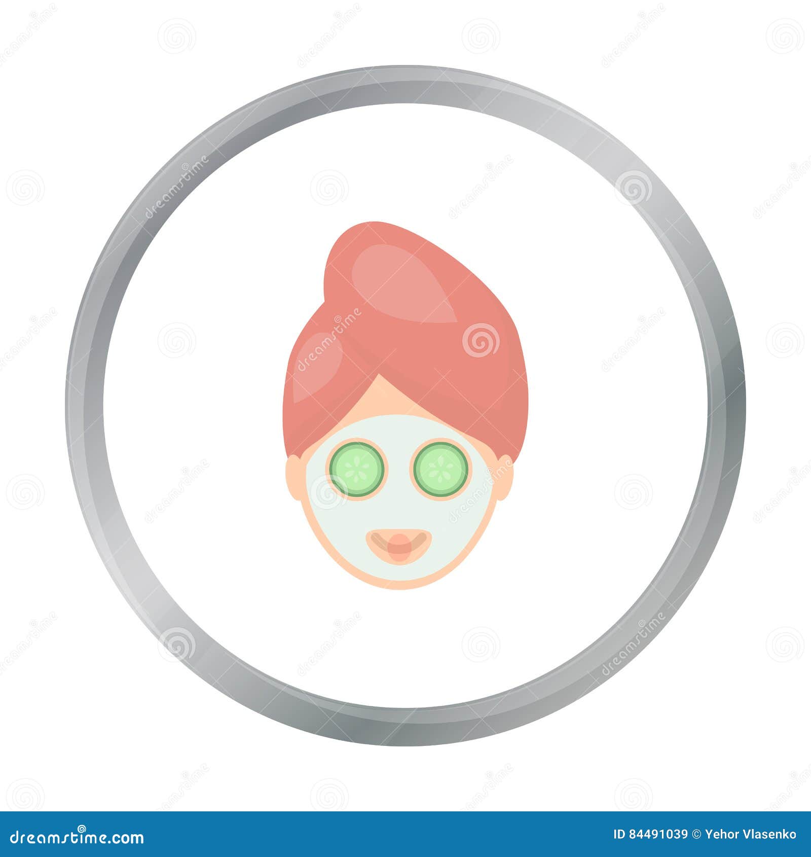 Spa Mask Icon of Vector Illustration for Web and Mobile Stock Vector ...