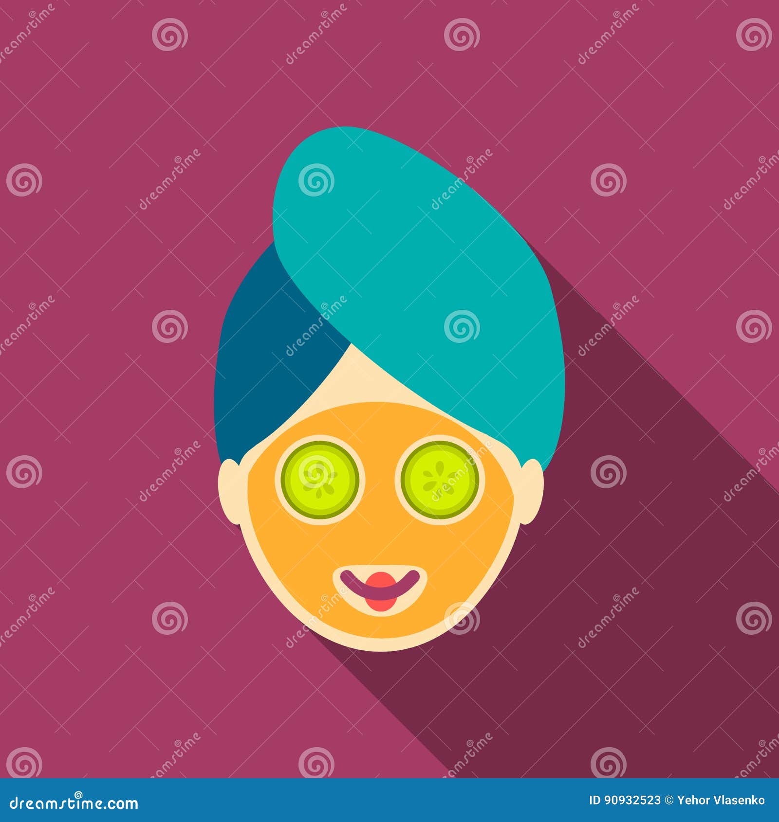 Spa Mask Icon of Vector Illustration for Web and Mobile Stock Vector ...