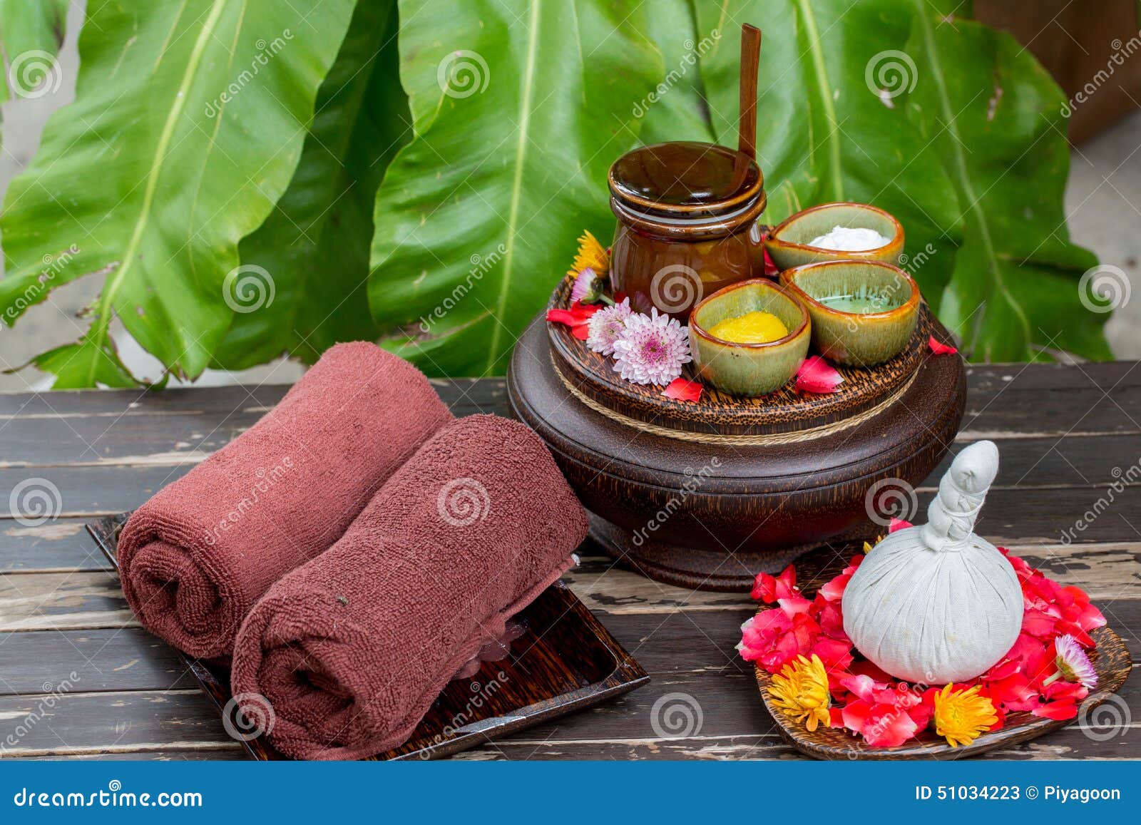 Spa massage setting stock image. Image of retreat, healthy - 51034223