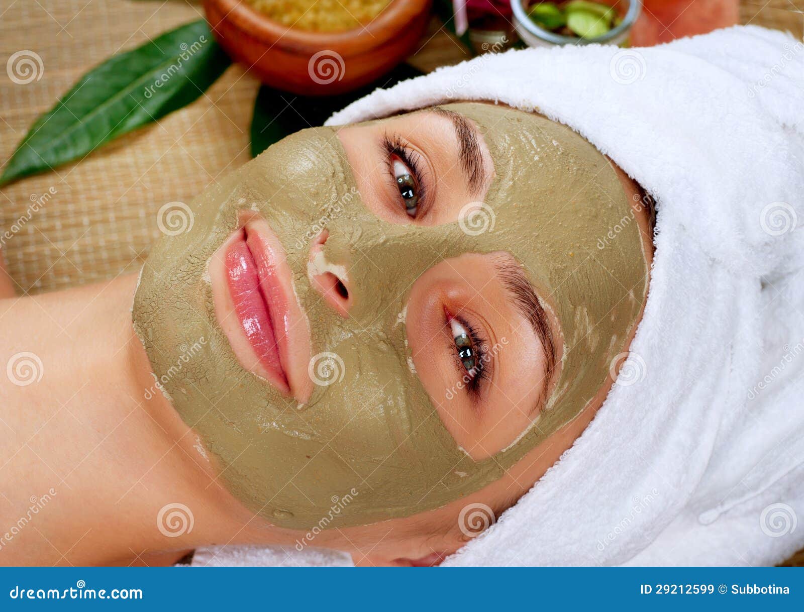 Spa Mud Mask stock image. Image of healthy, procedures - 29212599