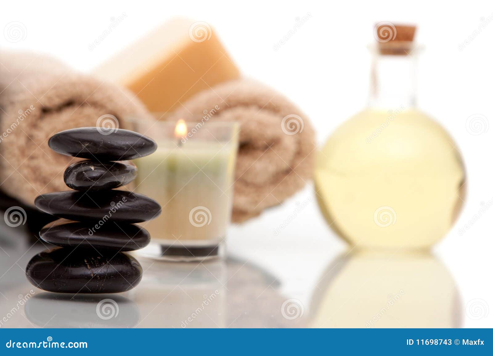 Spa objects stock image. Image of soap, decor, towel - 11698743
