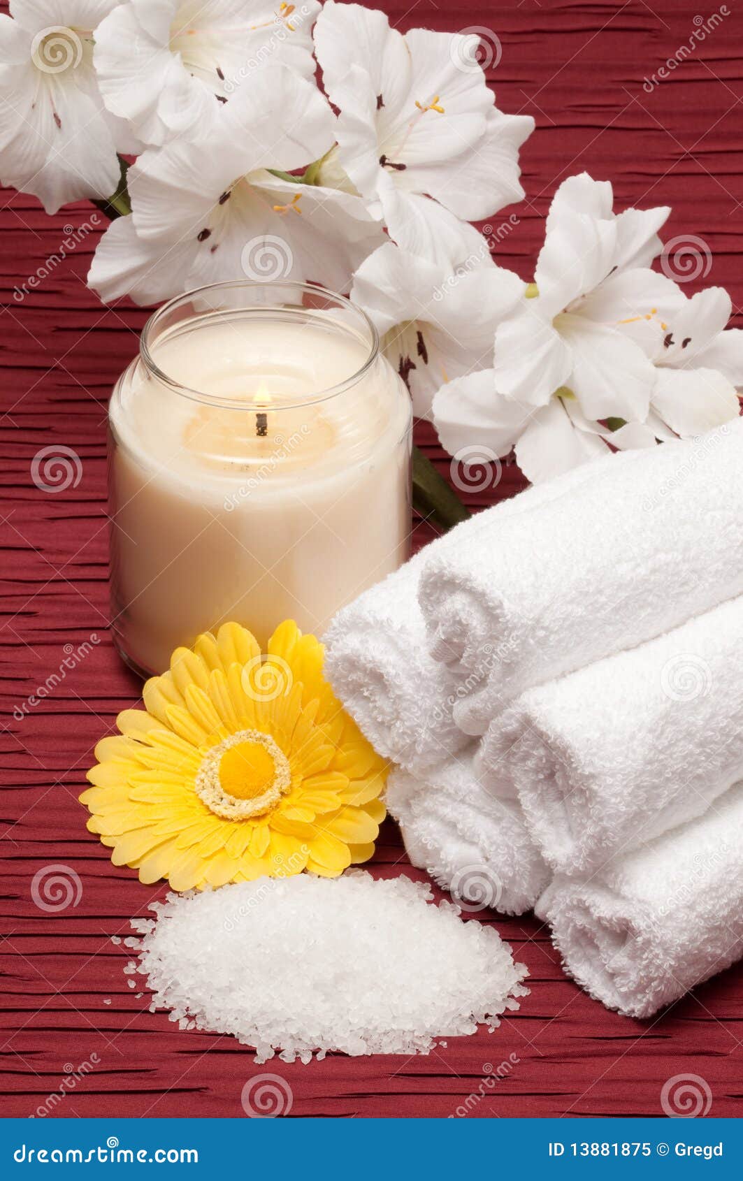 Spa objects stock image. Image of luxury, white, towels - 13881875