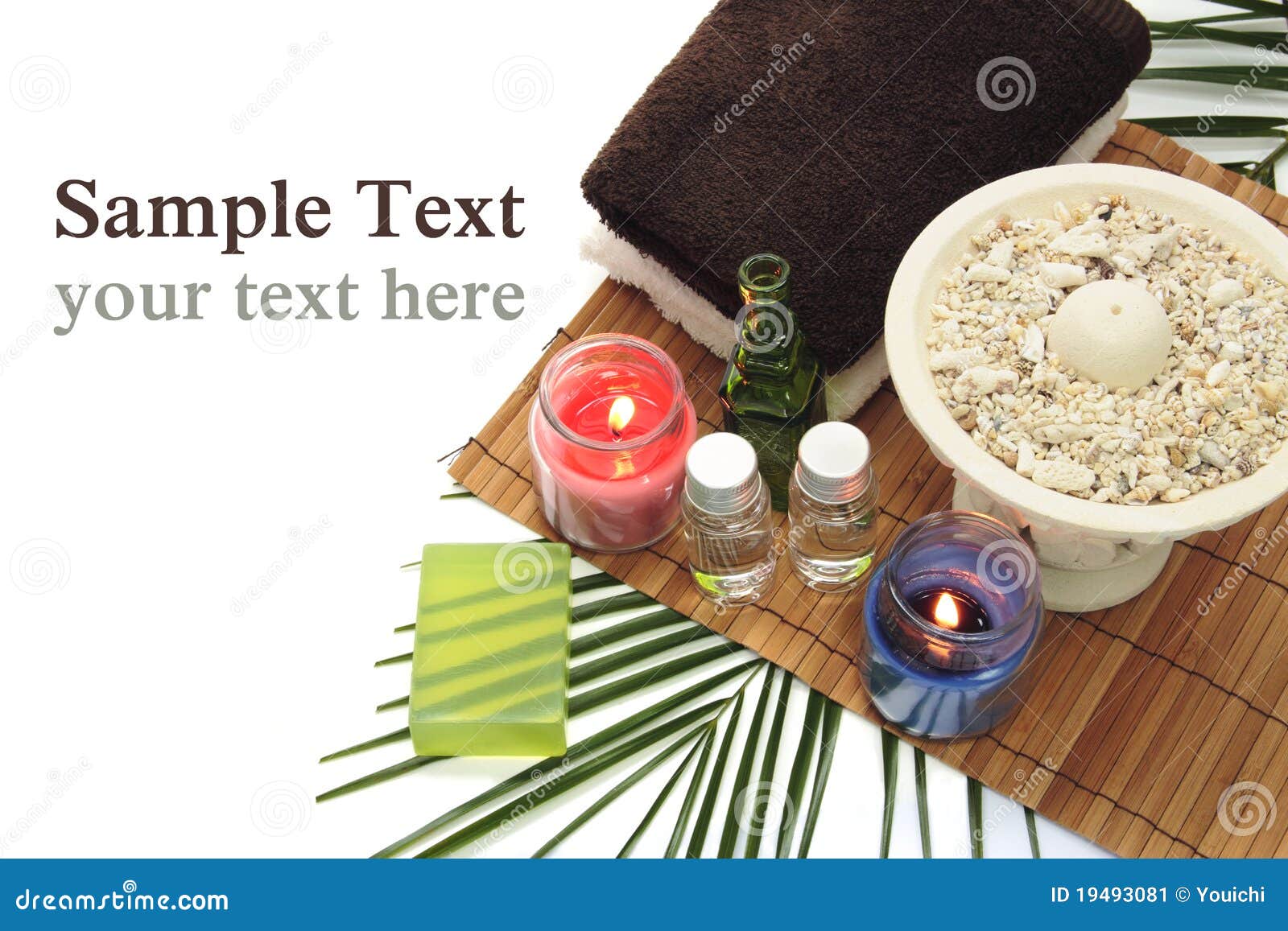 Spa objects stock image. Image of care, candle, lifestyle - 19493081
