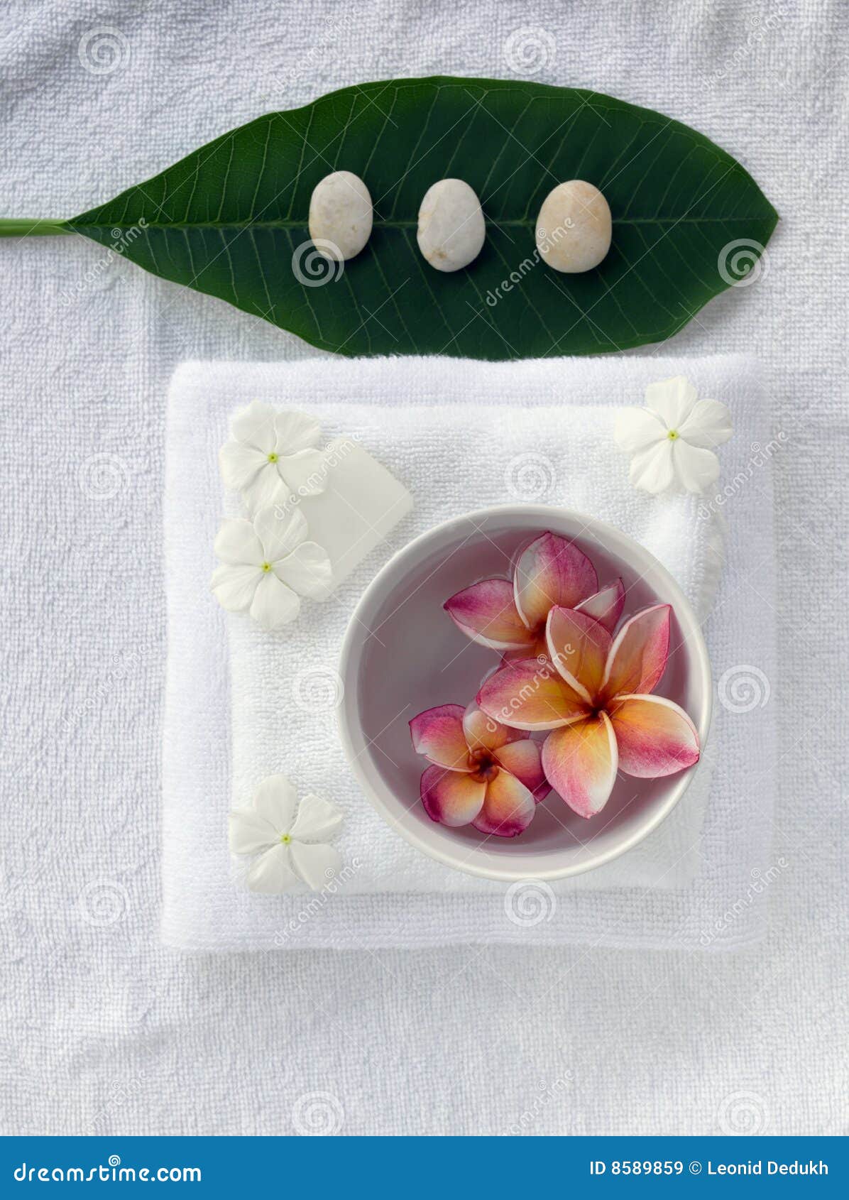 Spa objects stock image. Image of objects, pink, white - 8589859