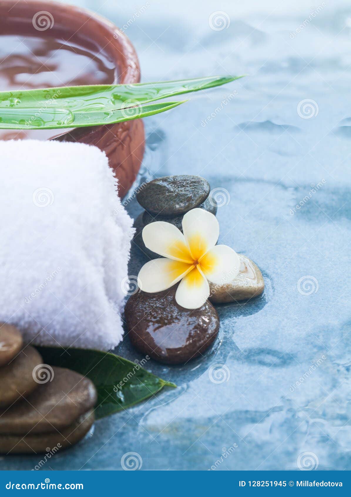 Spa Objects with Sunlight for Massage Treatment Stock Image - Image of ...