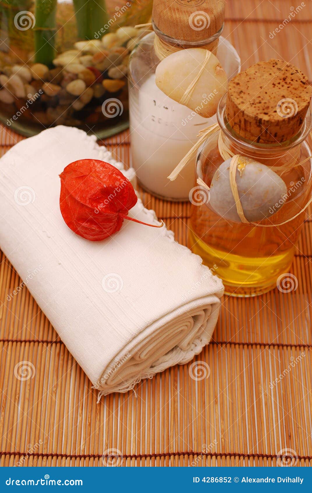 SPA Oils for Wellness or Relaxing Stock Photo - Image of meditating ...