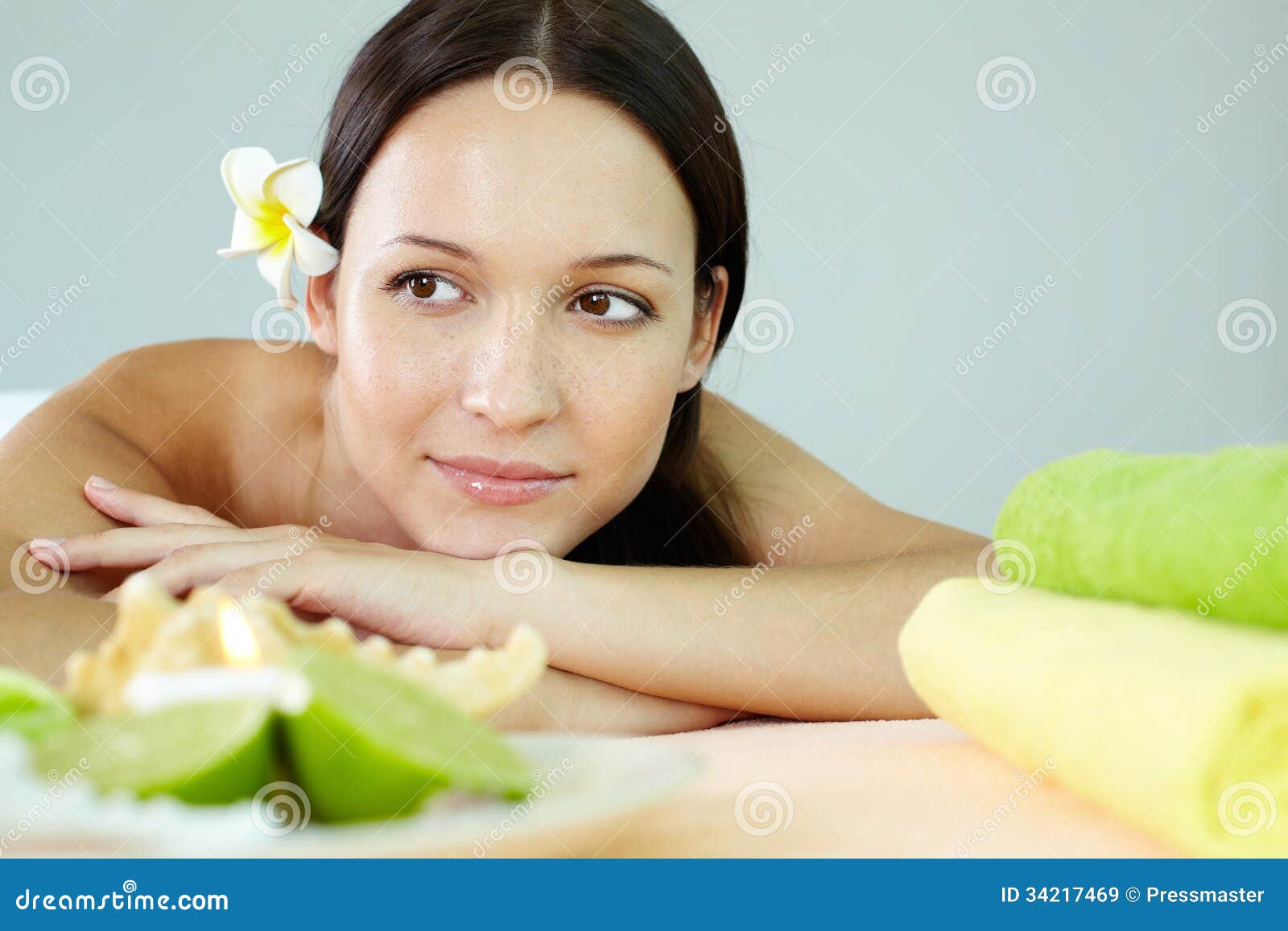 Spa pleasure stock image. Image of flower, gorgeous, calmness - 34217469