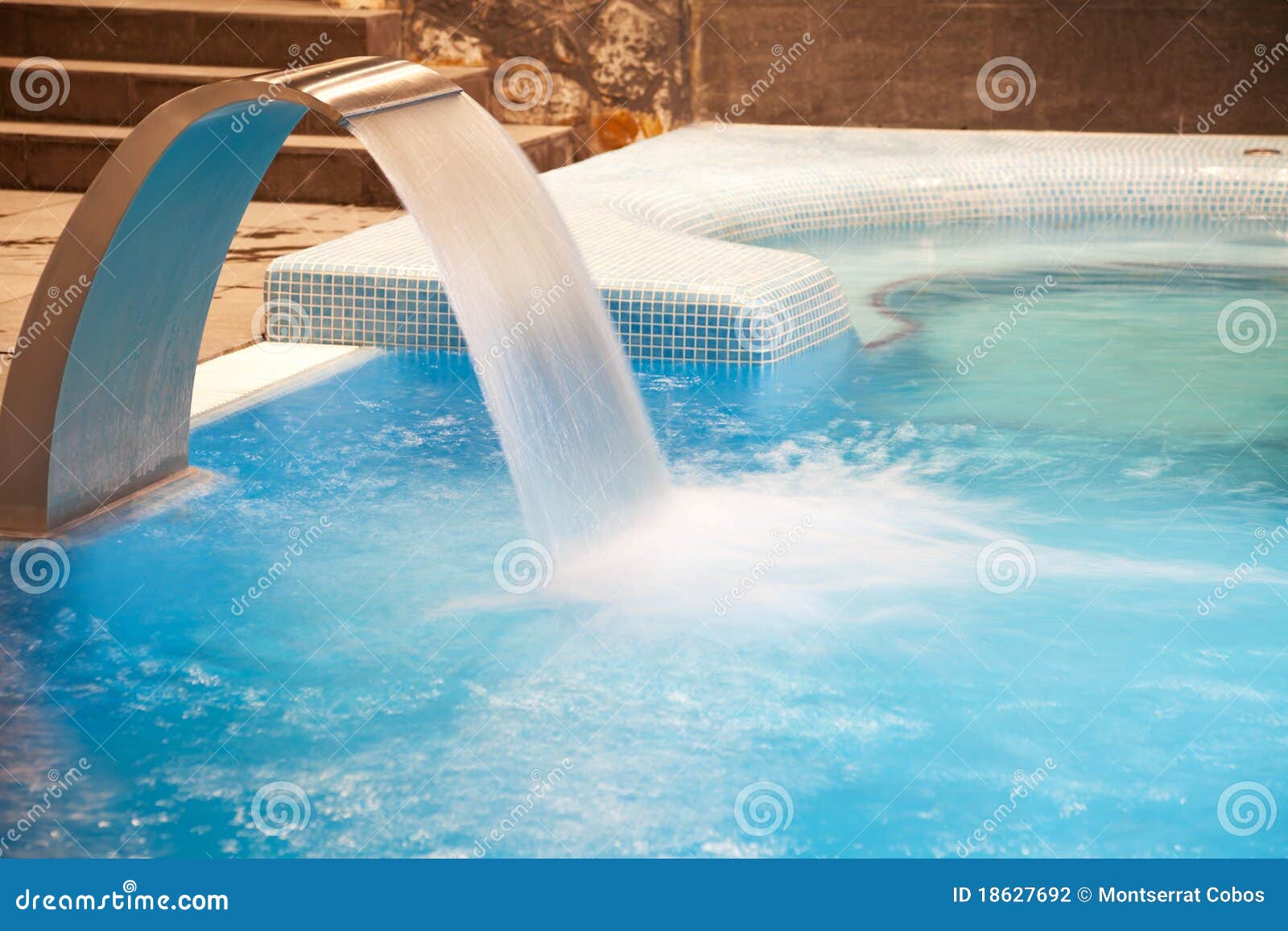 Spa pool in action stock photo. Image of hygiene, swimming - 18627692