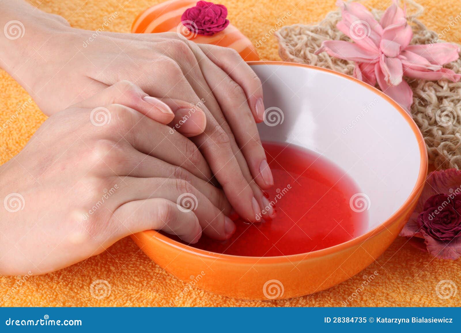Spa procedure stock image. Image of care, bath, bowl - 28384735