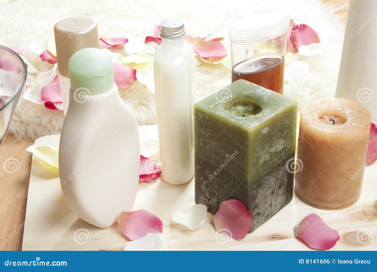 Spa products stock photo. Image of flower, herbal, hygiene - 8141606