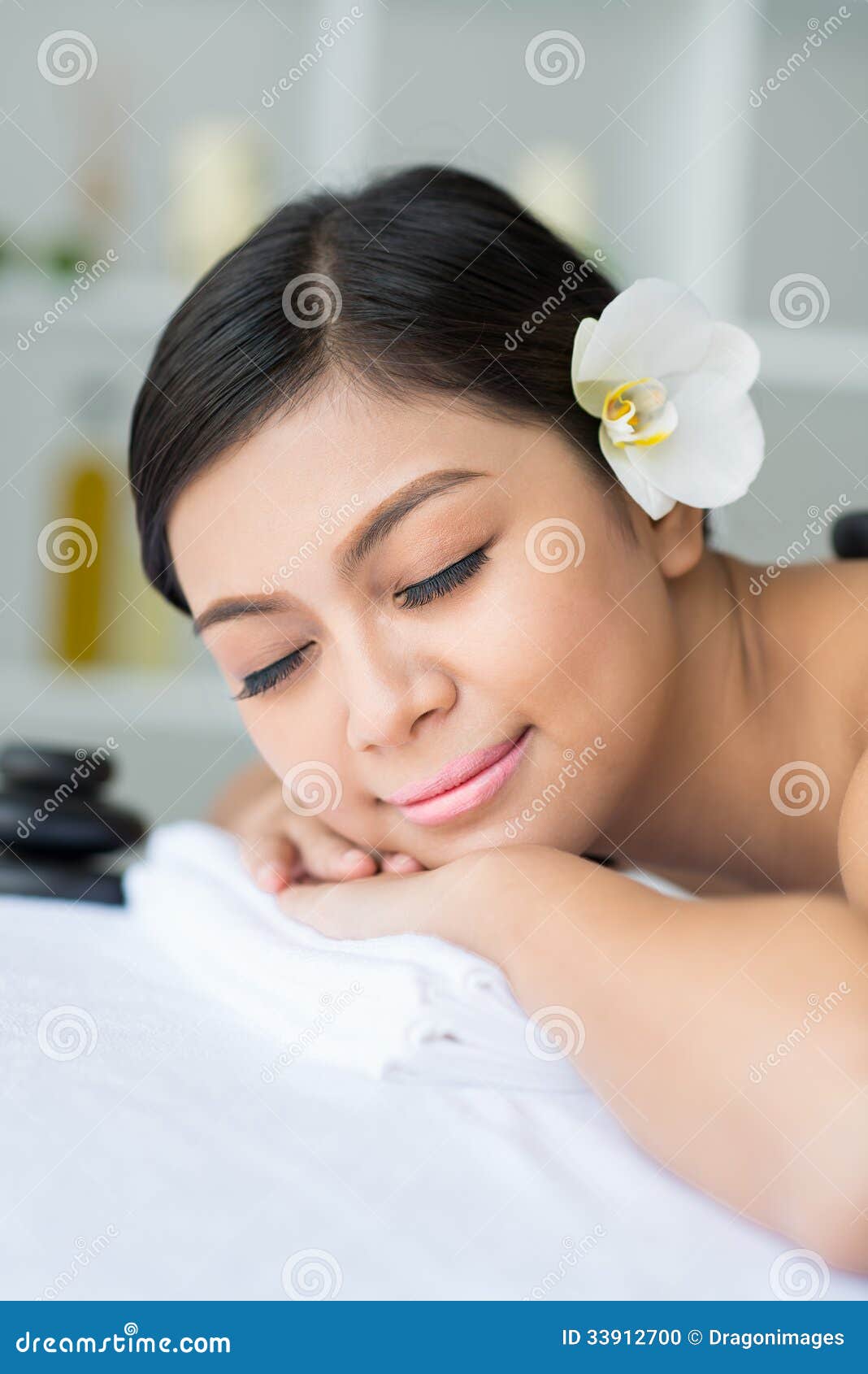 Spa relaxation stock photo. Image of complexion, carefree - 33912700