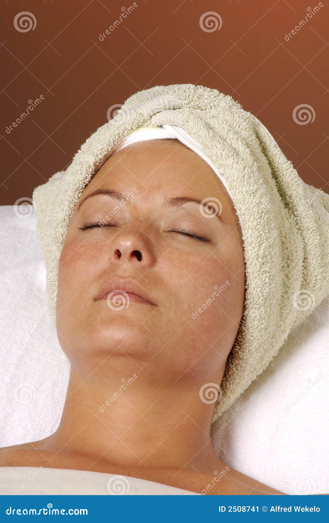 Spa Relaxation after Facial Stock Image - Image of botanical, exfoliate ...