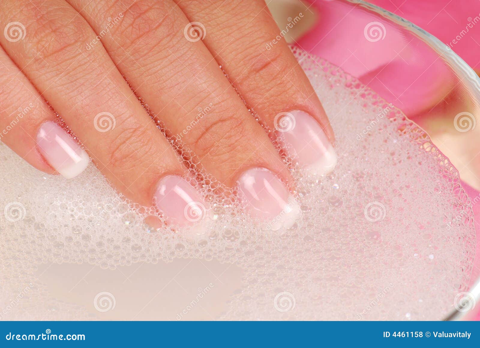 Spa relaxation of fingers. stock photo. Image of medicine - 4461158