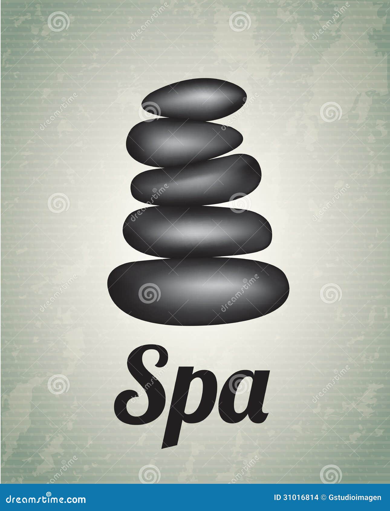 Spa rocks stock vector. Illustration of lifestyle, perfection - 31016814