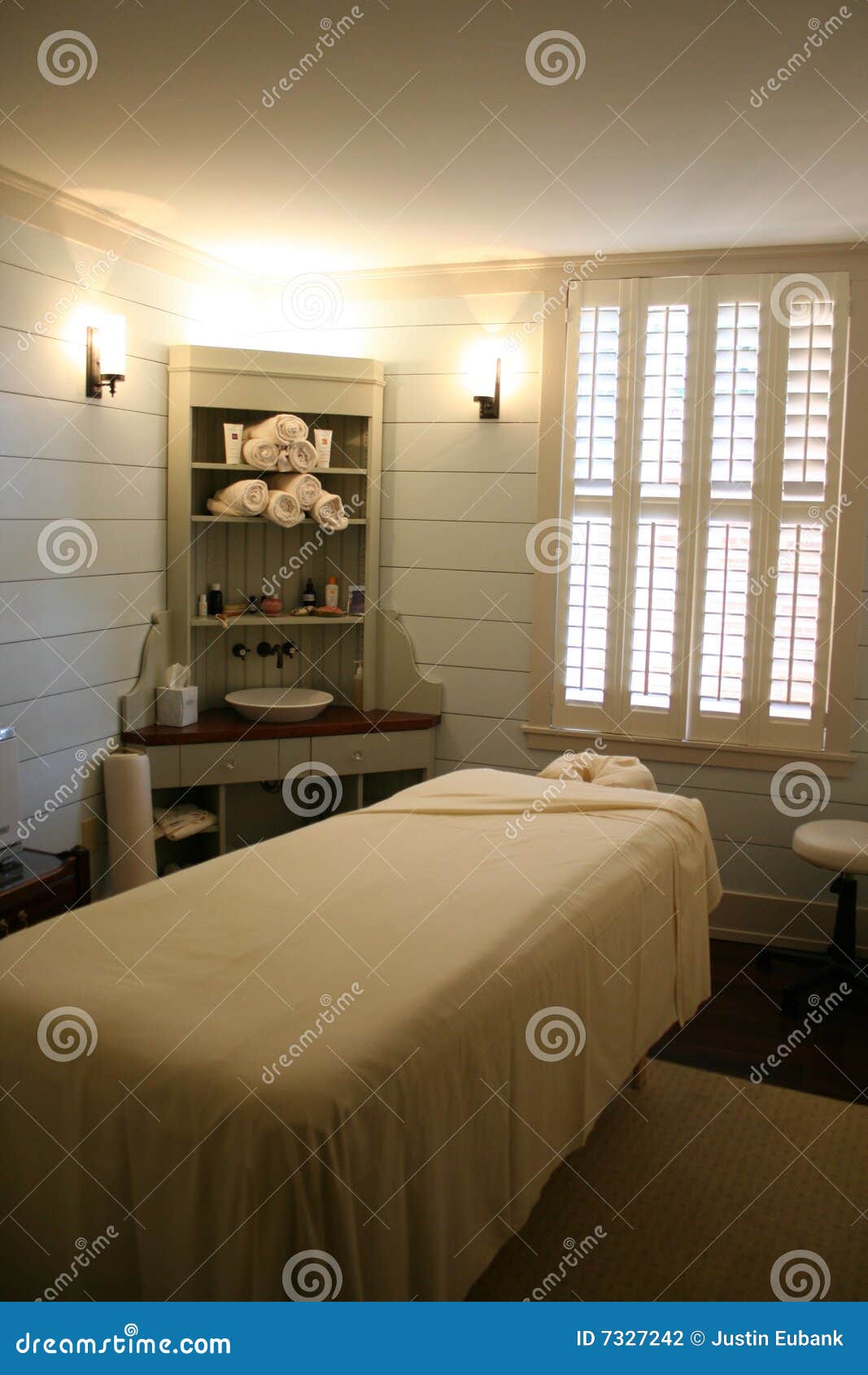 Spa Room stock photo. Image of therapy, massage, sheets - 7327242