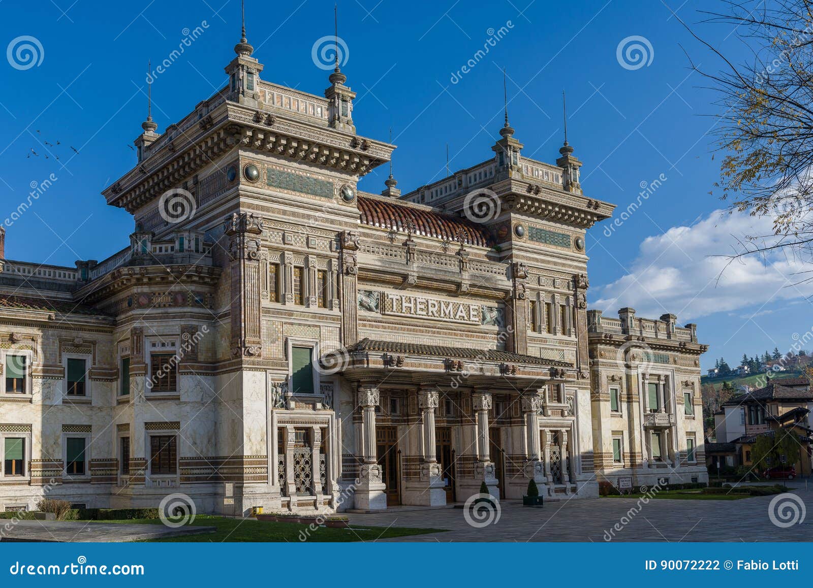 The Spa in Salsomaggiore Terme Stock Photo - Image of symbol, icon ...