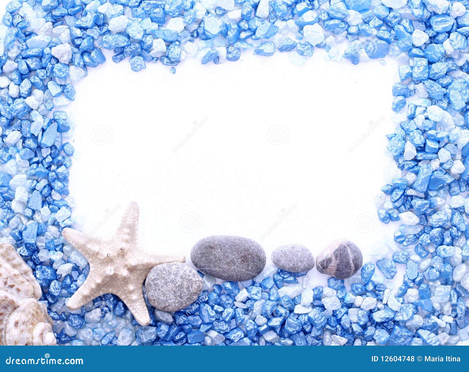 Spa salt frame decoration stock photo. Image of decoration - 12604748