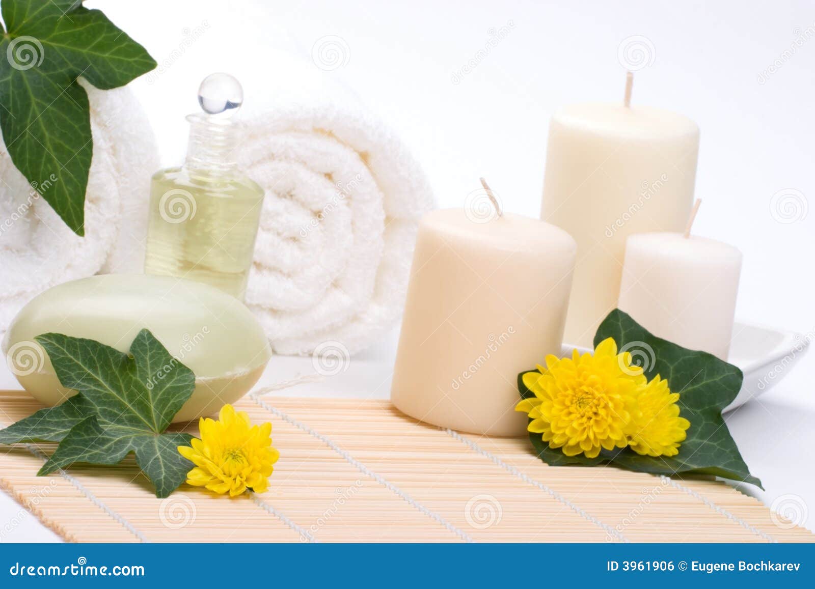 Spa set stock photo. Image of scented, alternative, flowers - 3961906