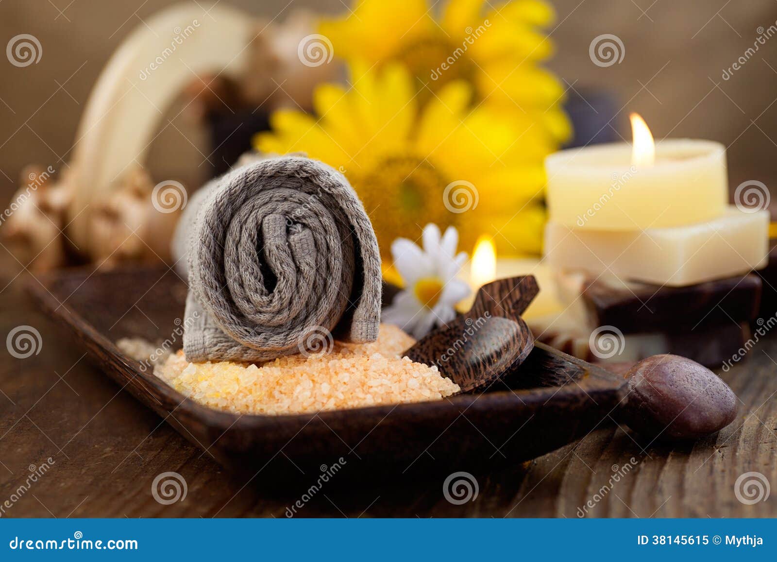 Spa setting stock image. Image of aromatherapy, olive - 38145615