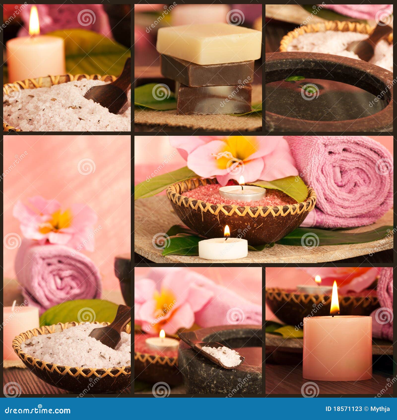 Spa Setting Collage Stock Photography | CartoonDealer.com #18640724