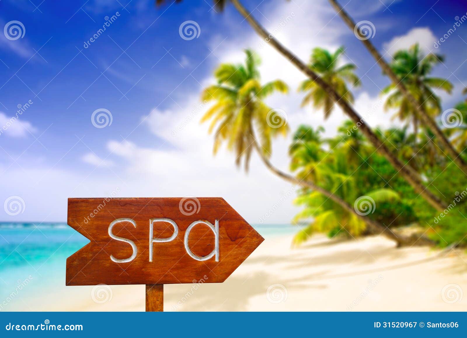 Spa stock image. Image of destinations, palm, beach, beauty - 31520967