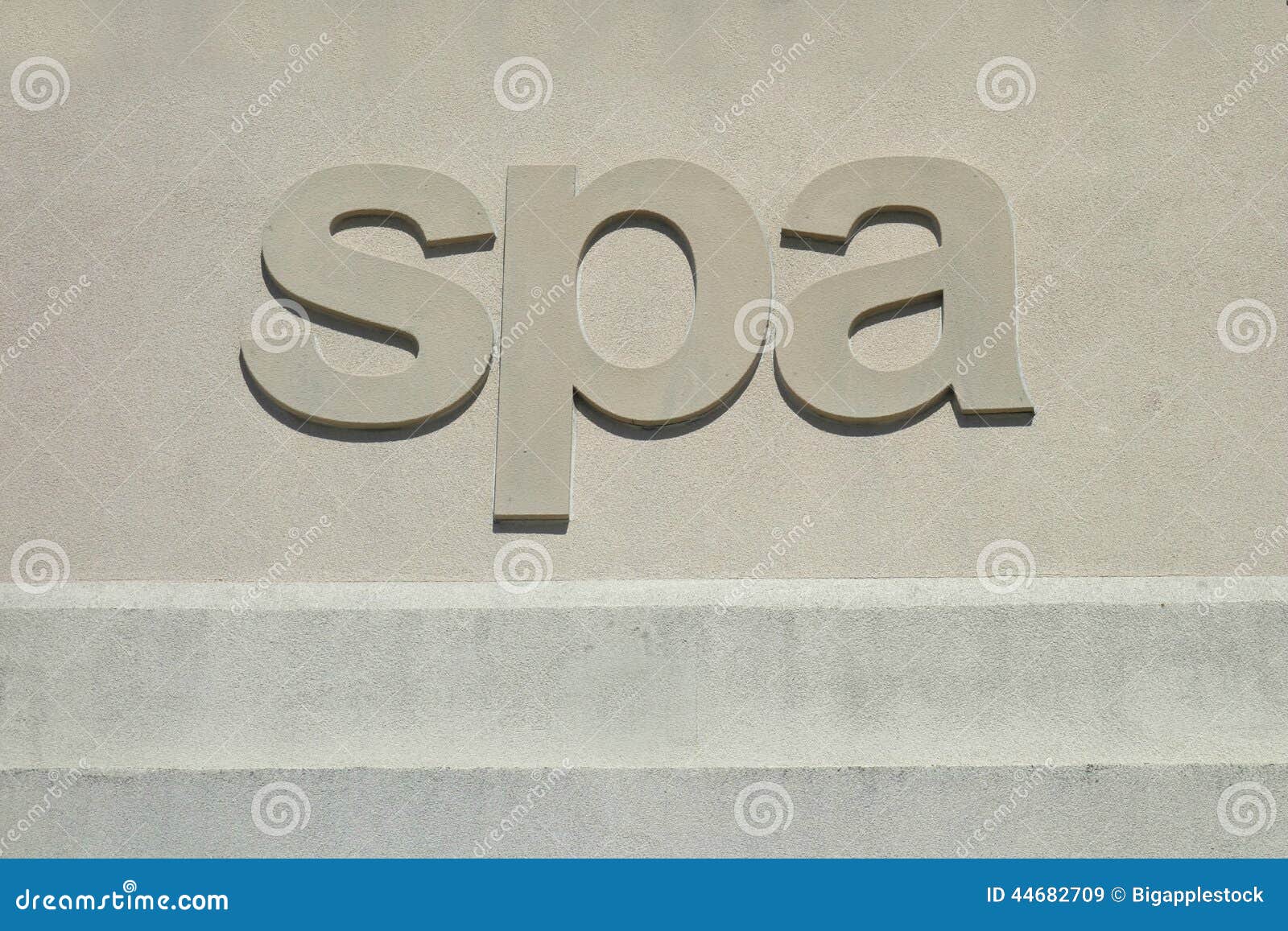Spa Sign stock image. Image of sign, beauty, facials - 44682709