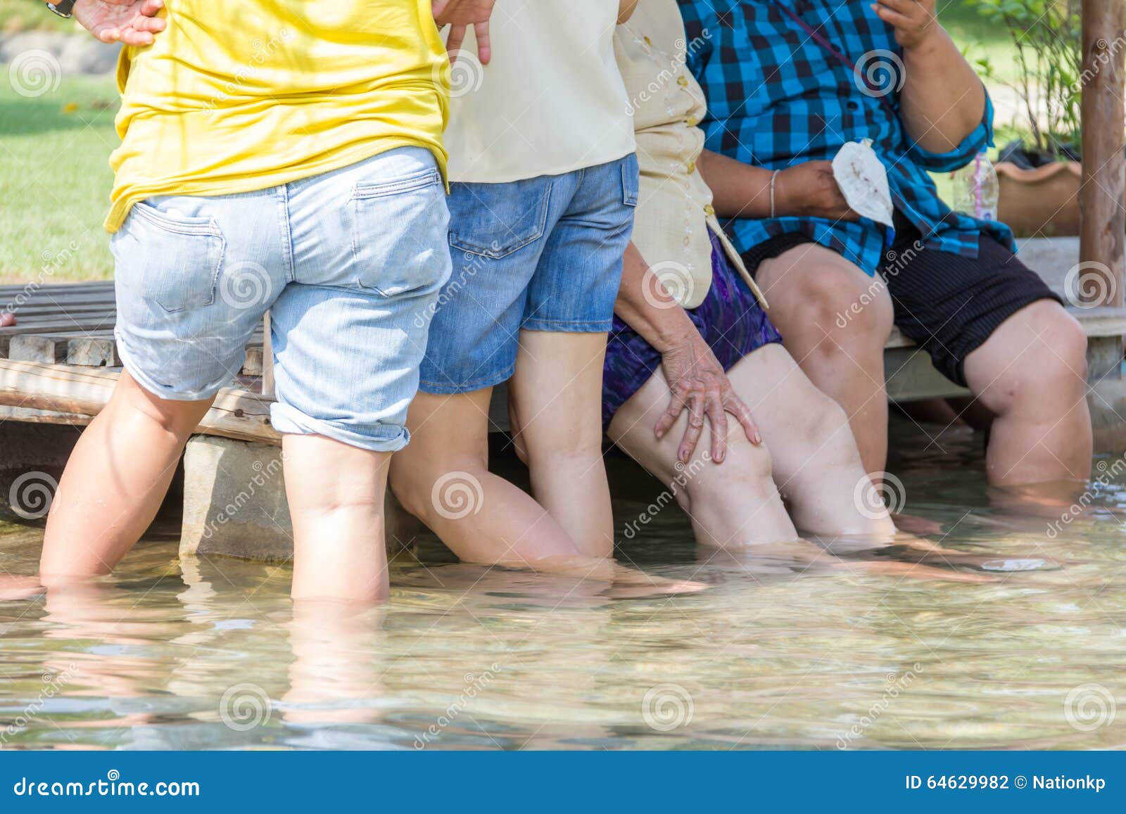 Spa Soaking Legs in Hotwafer Tub Stock Photo - Image of woman, soaking ...