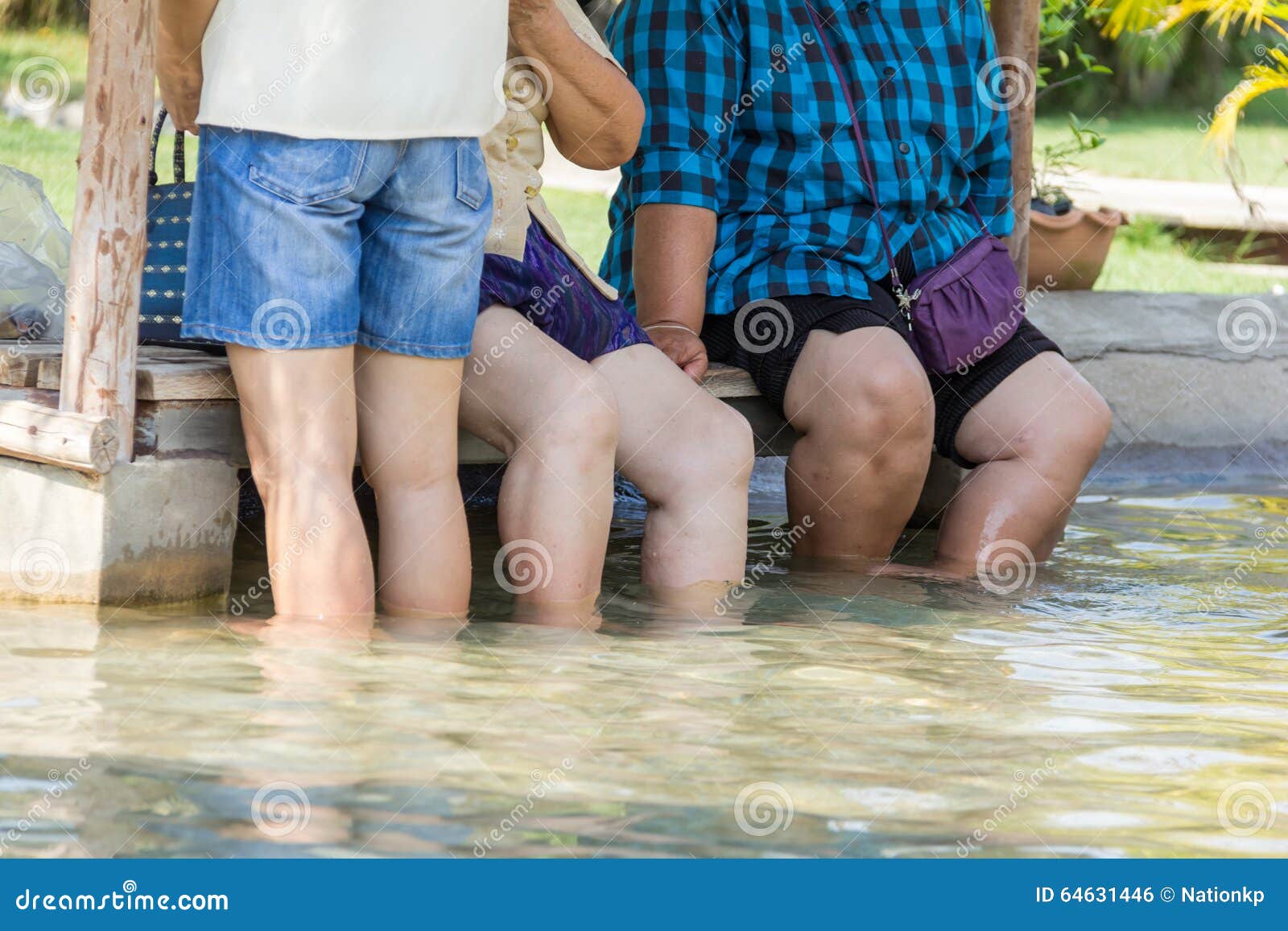 Spa Soaking Legs in Hotwafer Tub Stock Photo - Image of bathing, female ...