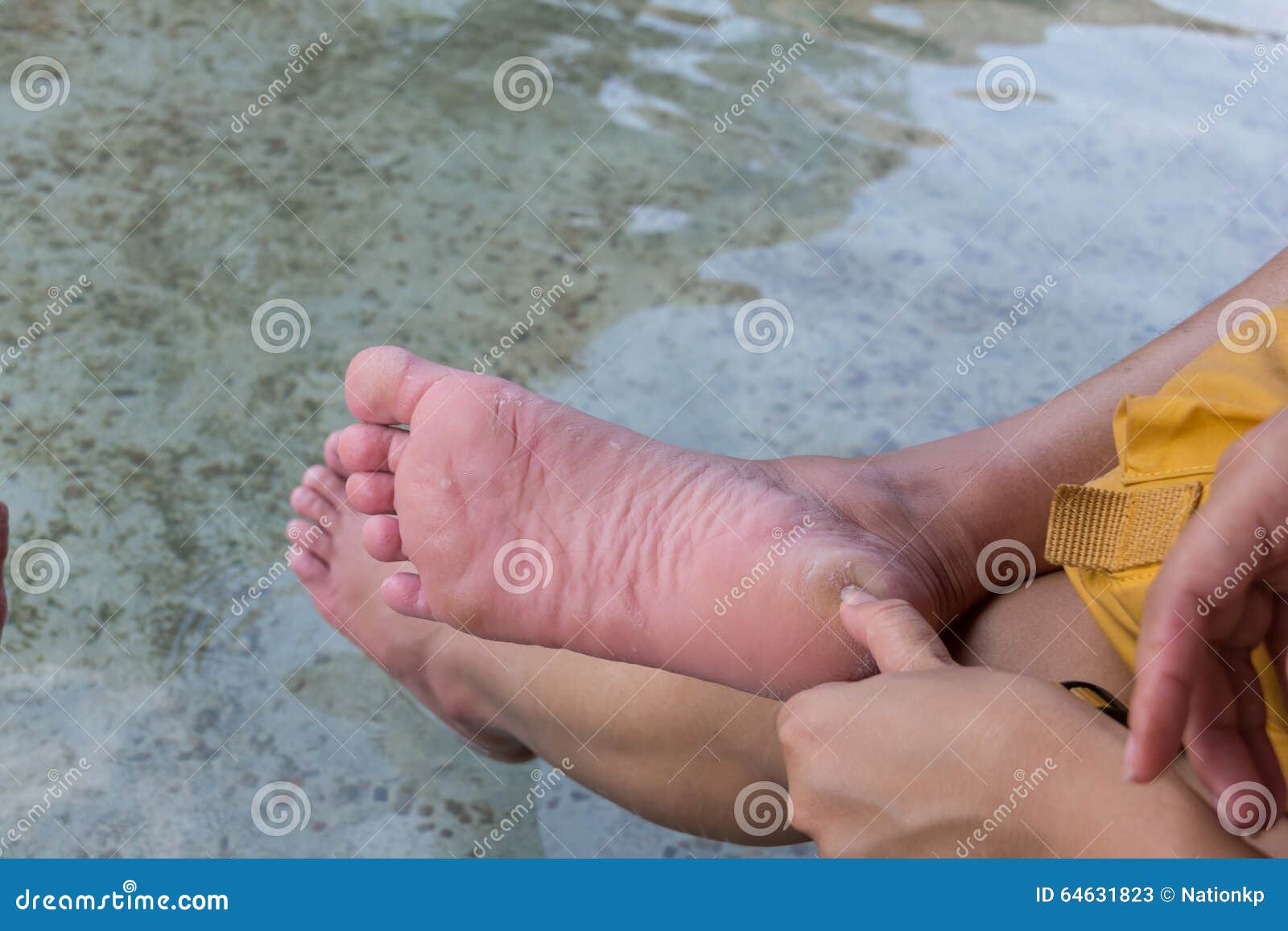 Spa Soaking Legs in Hotwafer Tub Stock Image - Image of bathing, feet ...