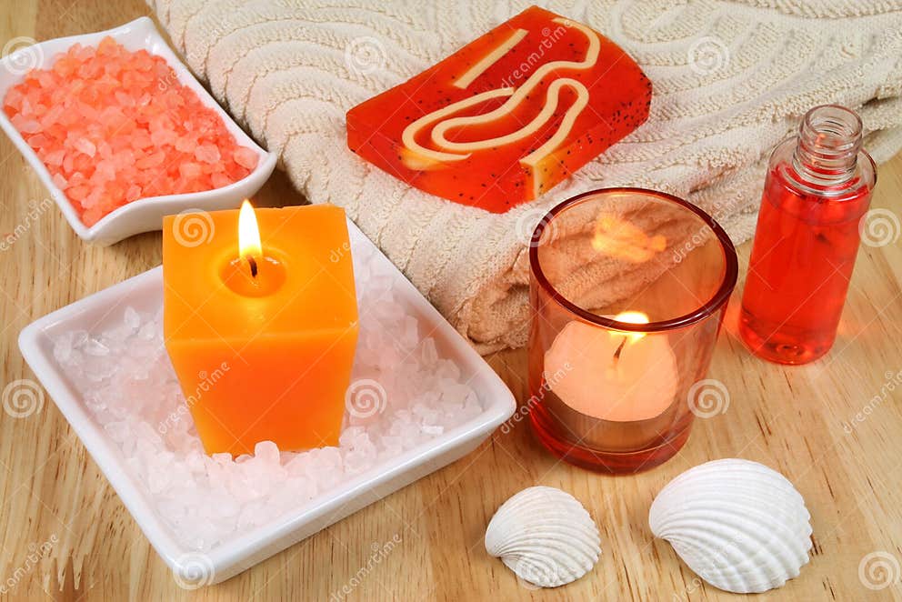 Spa soothe stock image. Image of beauty, orange, serenity - 11256435