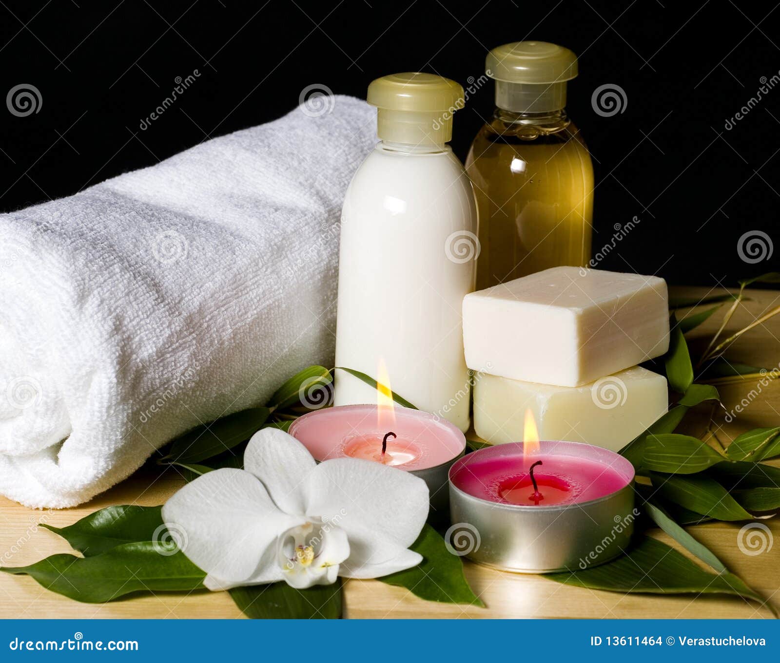 Spa Still Life with Bath Things Stock Photo - Image of liquid, hygienic ...