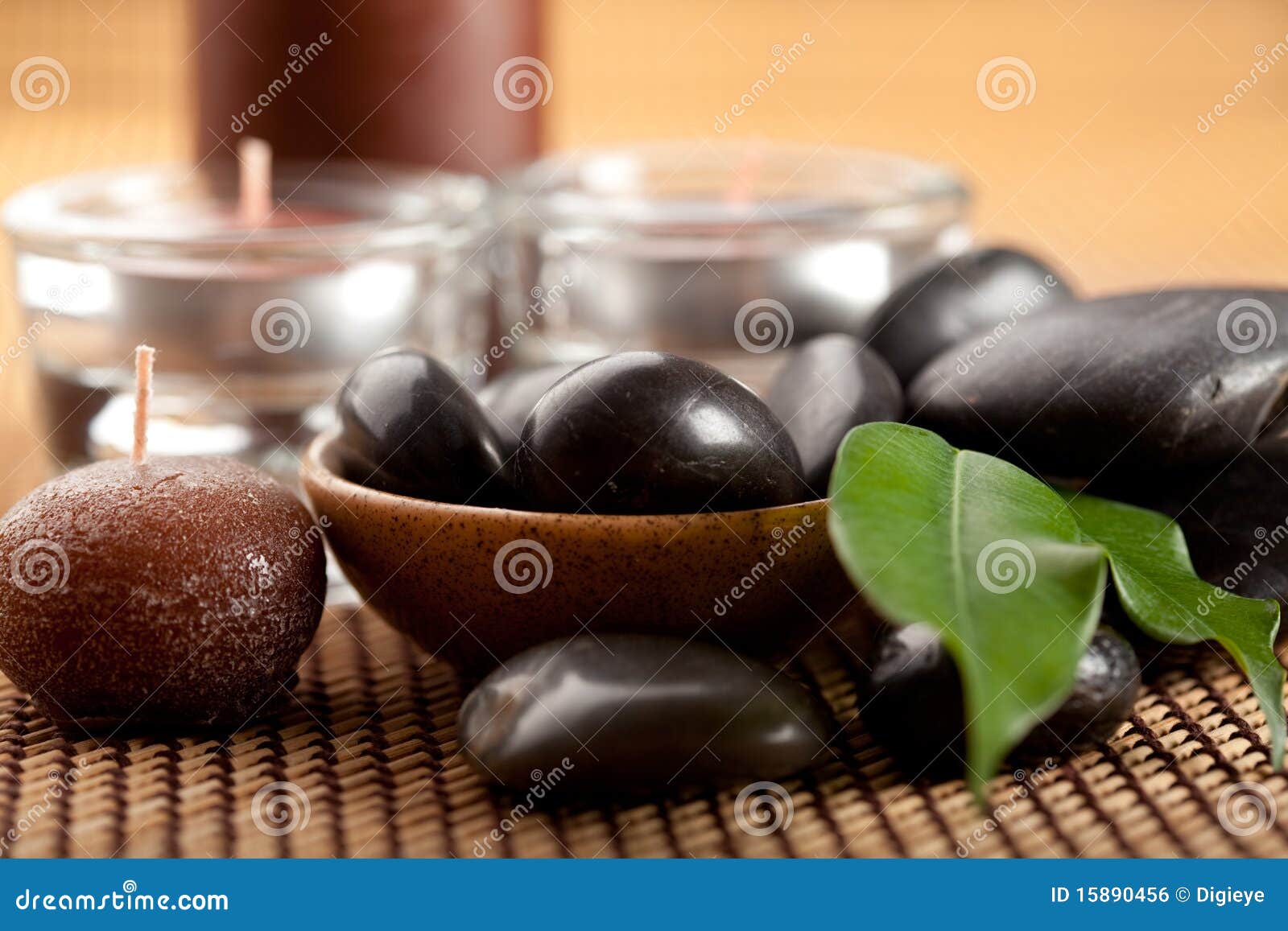 Spa stones stock photo. Image of bathroom, luxury, beauty - 15890456