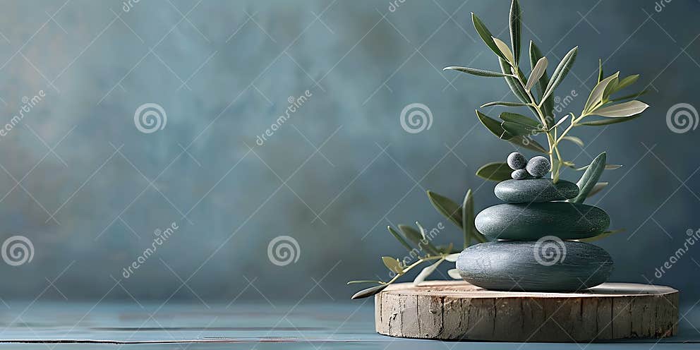 Spa Stones in the Background Stock Image - Image of salon, healthy ...