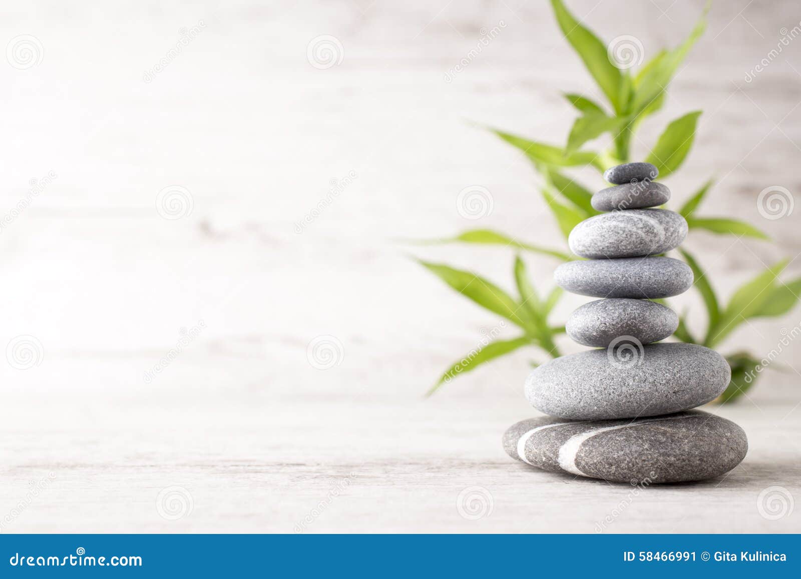 Spa stones. stock image. Image of beauty, harmony, objects - 58466991