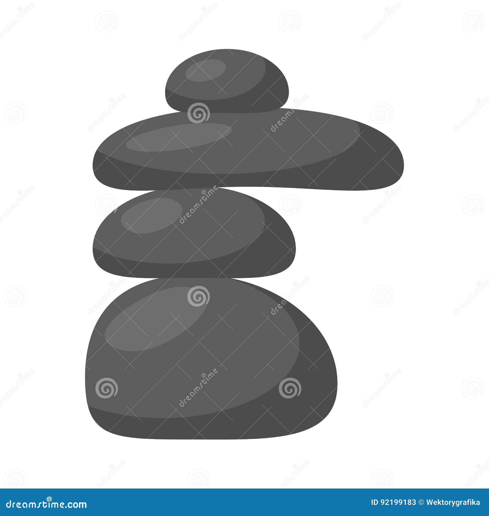 Spa Stones Vector Symbol Icon Design. Stock Vector - Illustration of ...