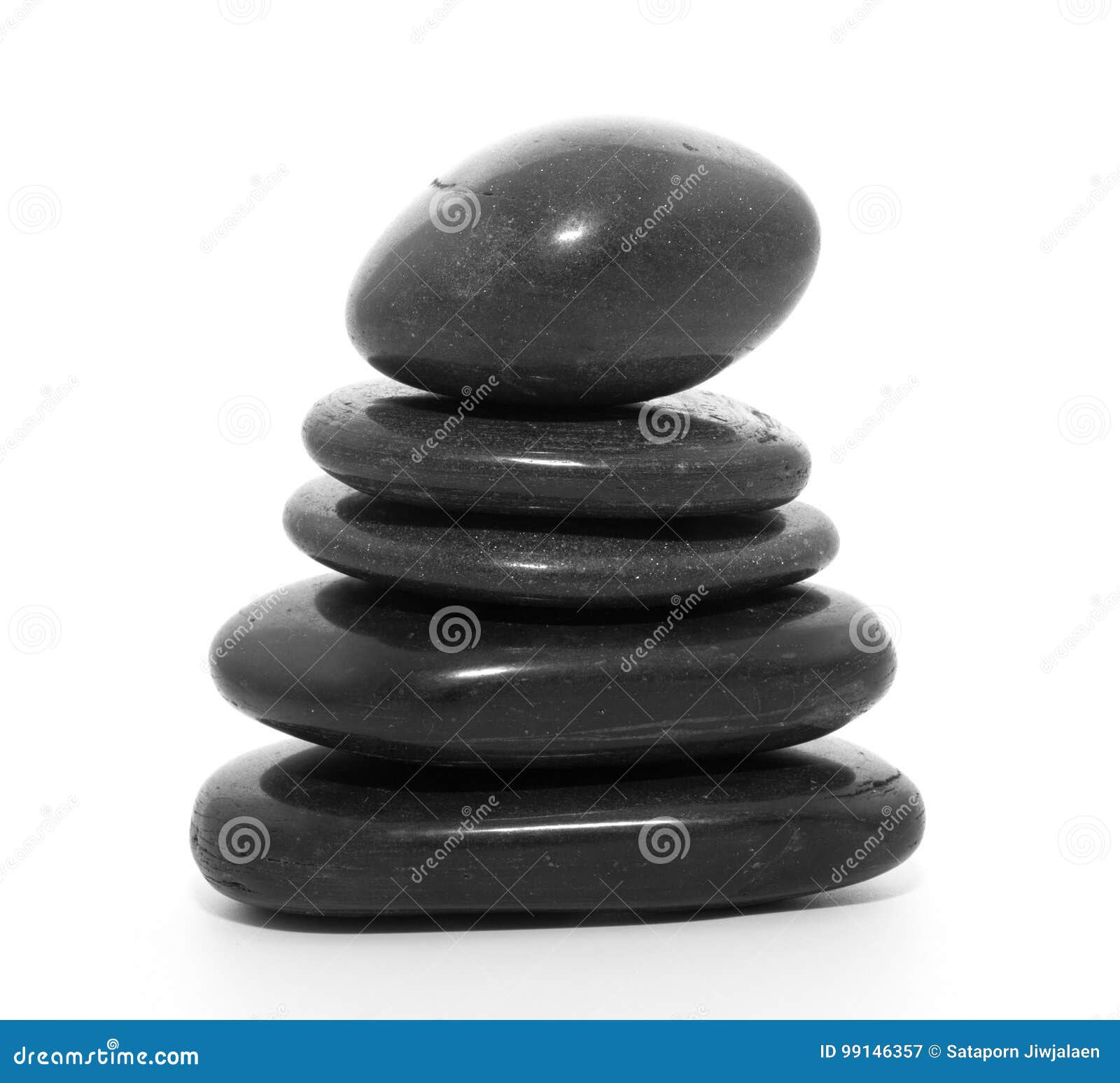 Spa stones on white stock image. Image of stone, healthcare - 99146357