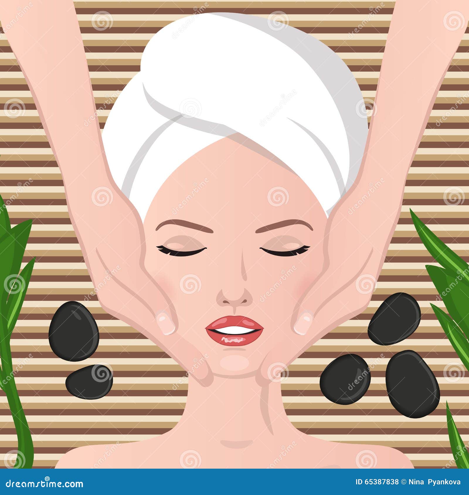 Spa Therapy Stock Vector Illustration Of Cute Freshness 65387838